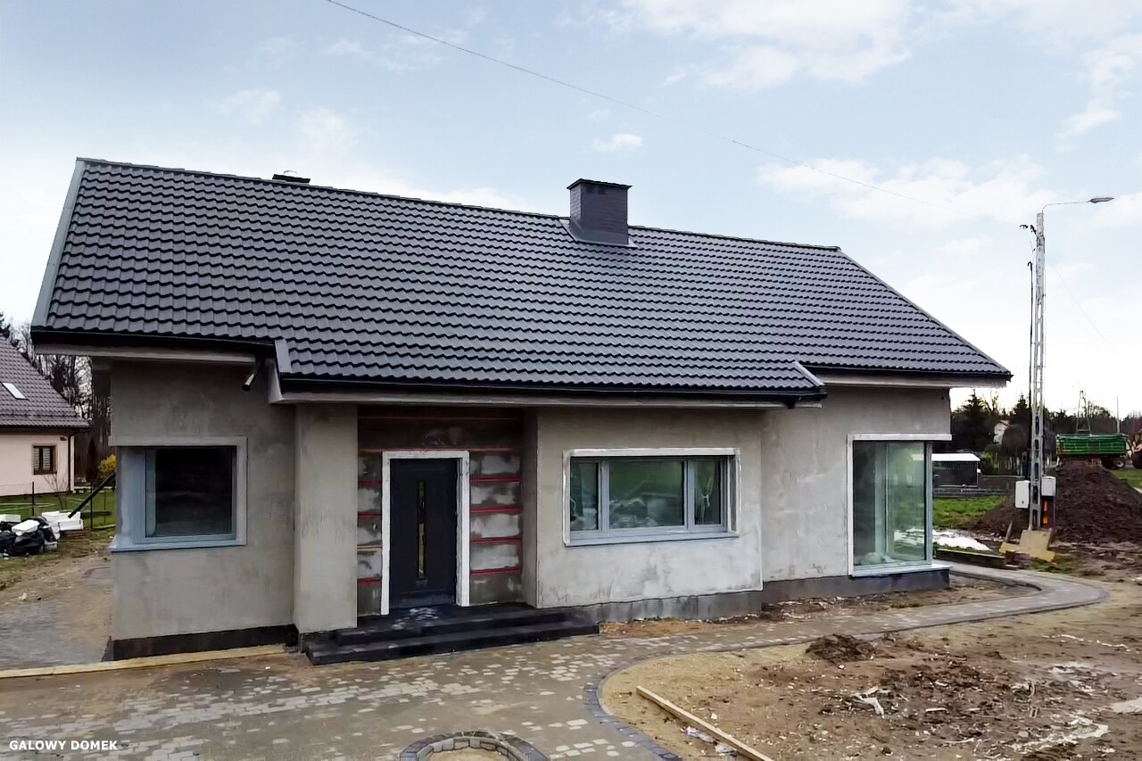 Projekt domu Dom w galach Realizacje - ARCHON+