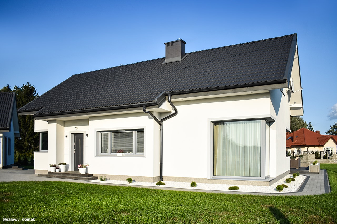 Projekt domu Dom w galach (G) Realizacje - ARCHON+