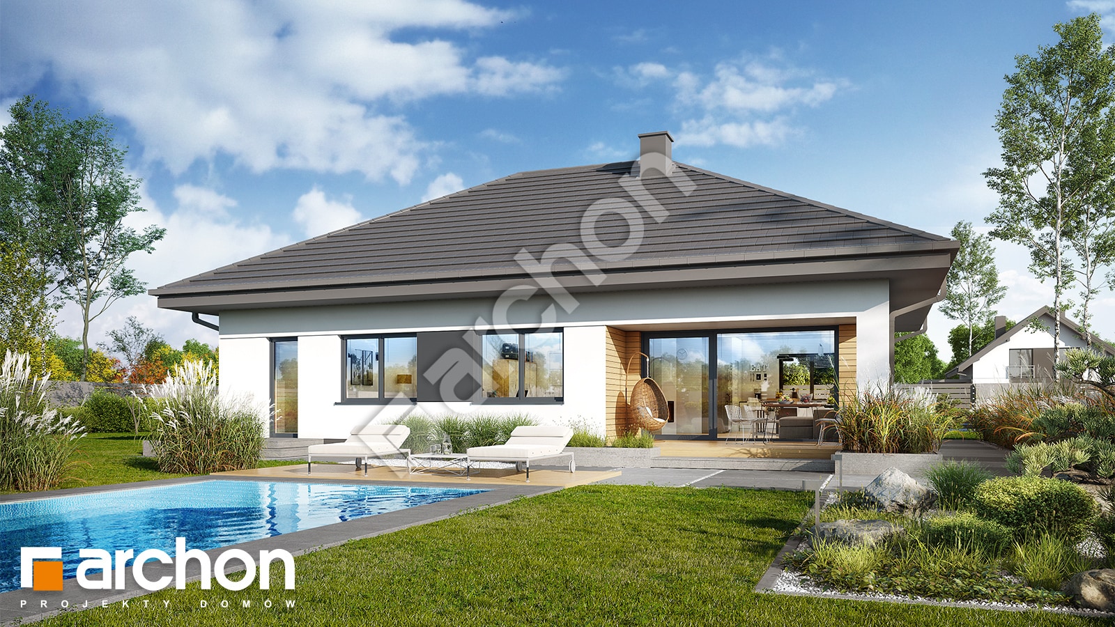Projekt domu Dom w santanach 2 (E) OZE Galeria - ARCHON+